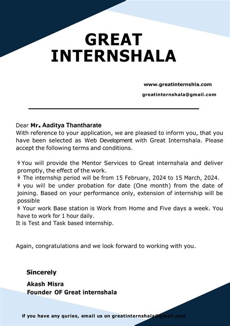 Aaditya Thantharate On Linkedin Newjourney Internship Greatinternshala