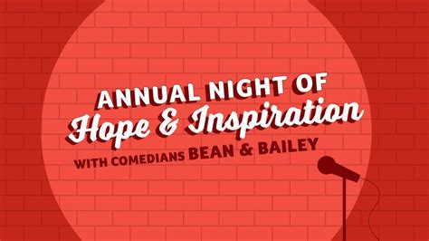 Plan To Attend Our Annual Night Of Hope And Inspiration Fellowship Missions