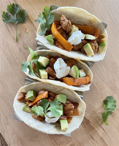 Chicken And Pinto Bean Tacos