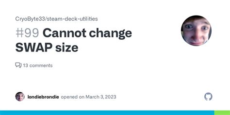 Cannot Change Swap Size Issue Cryobyte Steam Deck Utilities