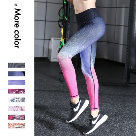 Sexy Yoga Pants Women Running Leggings Sports Pants Trousers Female Gym