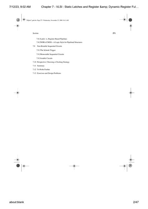 Solution Vlsi Static Latches And Register And Dynamic Register Designing Sequential