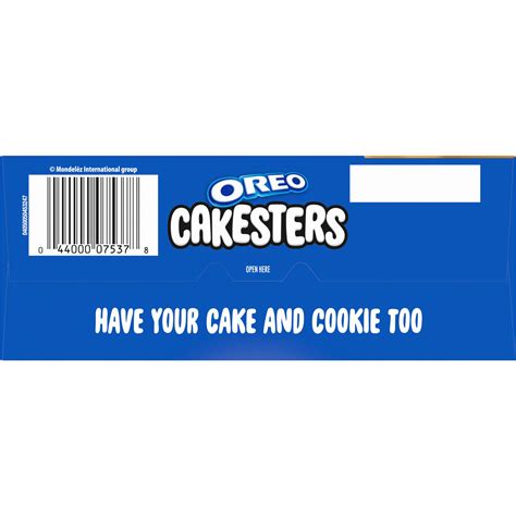 Oreo Peanut Butter Creme Cakesters Soft Snack Cakes 5 202 Oz Snack