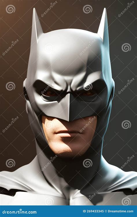 Portrait Of Batman Generative Artificial Intelligence Editorial Image
