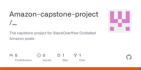 Github Amazon Capstone Projectamazoncapstoneproject The Capstone