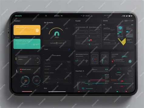 Premium Photo Dashboard Template With Charts To Customize