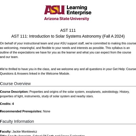 Simple Syllabus