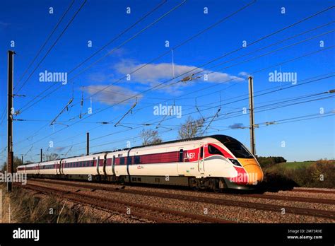 Lner Azuma Train Class 800 East Coast Main Line Railway Grantham