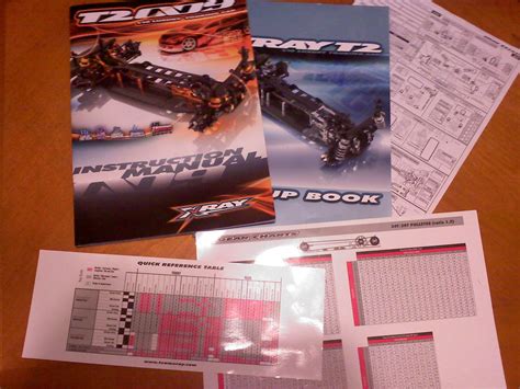 Xray Set Up Book And T2 009 Instruction Manual R C Tech Forums