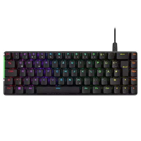 Кабелна клавиатура Asus Rog Falchion Ace Blk Usb Qwertz немска
