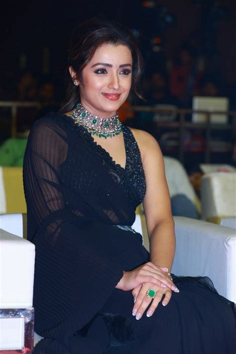 Actress Trisha In PS1 Pre Release Event At Hyderabad Stills Chennaionline