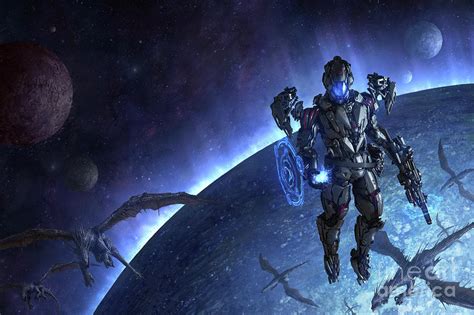 Sci Fi Galactic Warrior