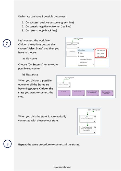 Comidor Help How To Design A Workflow Pdf