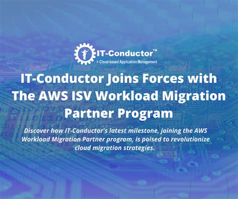 it conductor joins the aws wmp program