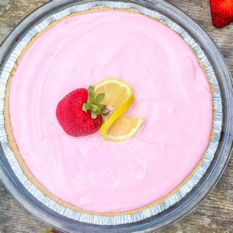 No Bake Strawberry Lemonade Pie Daily Dish Recipes