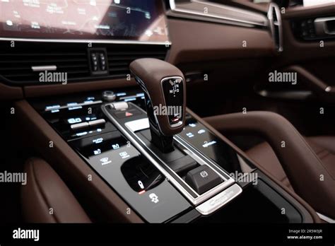A Modern Vehicle Featuring An Automatic Gear Control System And A