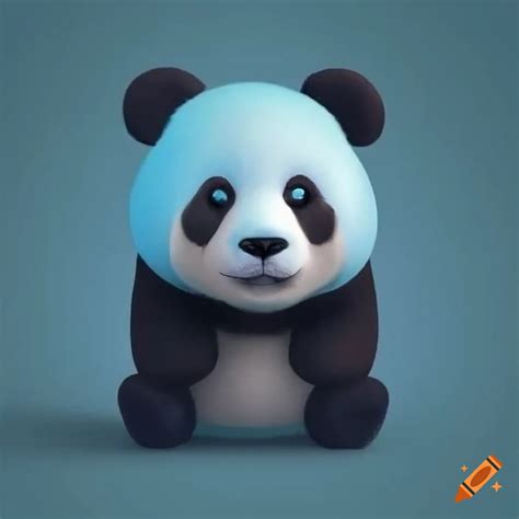 Blue Panda Image On Craiyon