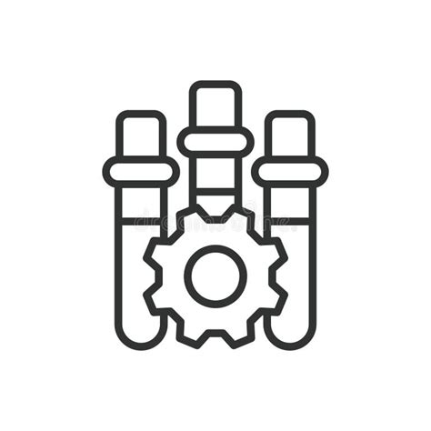 Scientific Research Icon In Line Design Scientific Research Research Science