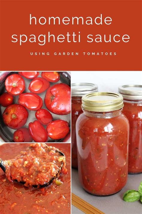 Homemade Spaghetti Sauce Recipe From Fresh Garden Tomatoes