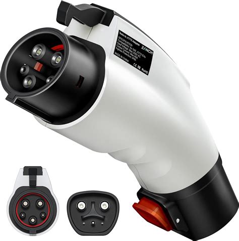 Zanch Tesla To J1772 Adapter [military Grade Quality] Designed For J1772 Ccs1 Evs