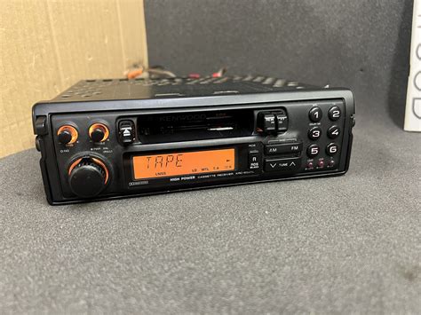 Kenwood Krc 652rl Old Car Radio Cassette Player Pull Out Type Jt Audio
