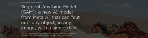 Segment Anything Modelsam Ai List