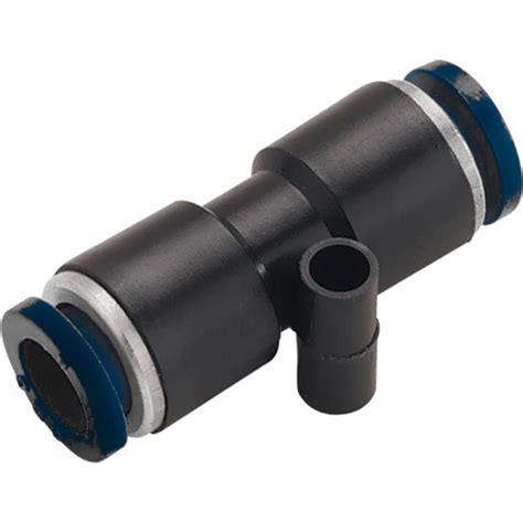 Фитинг цанговый прямой 8 мм пластик тип Puc 10 шт Titan Lock Tlp