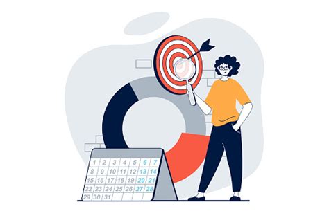 Konsep Perencanaan Strategis Dengan Adegan Orang Dalam Desain Datar