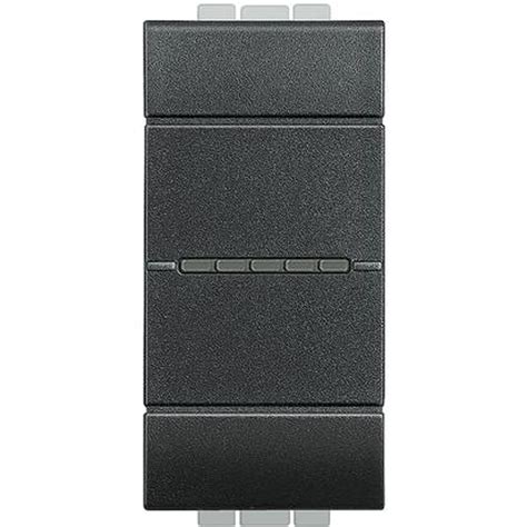 Bticino L An Two Way Switch P Ax Vac Axial Automatic Terminal Anthracite