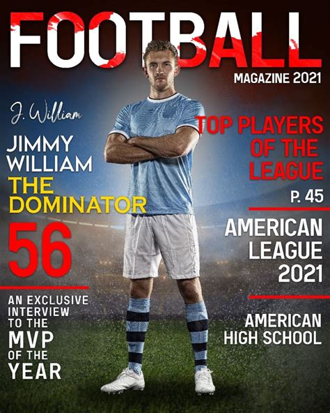 Soccer Magazine Cover