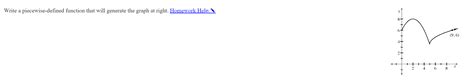 Solved Write A Piecewise Defined Function That Will Generate