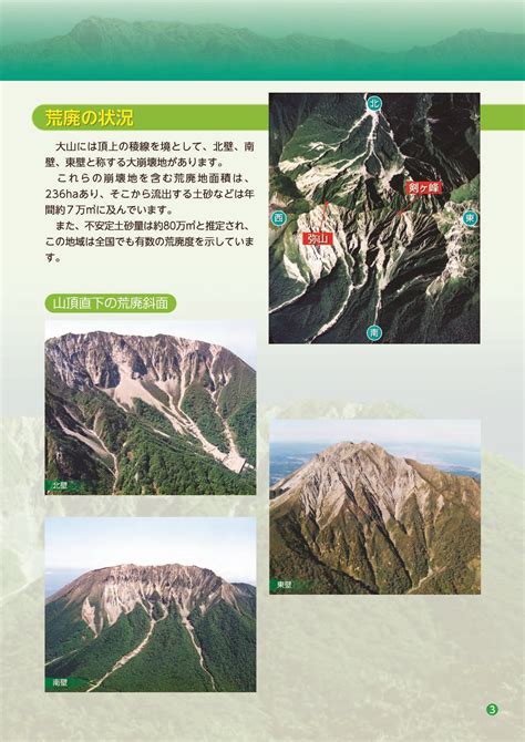 大山の国有林治山近畿中国森林管理局