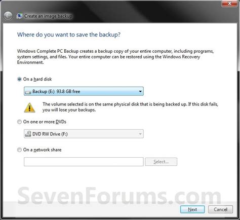 Backup Complete Computer Create An Image Backup Tutorials