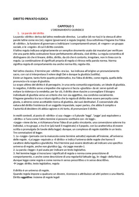 Riassunto Iudica Capitoli 1 5 Docsity