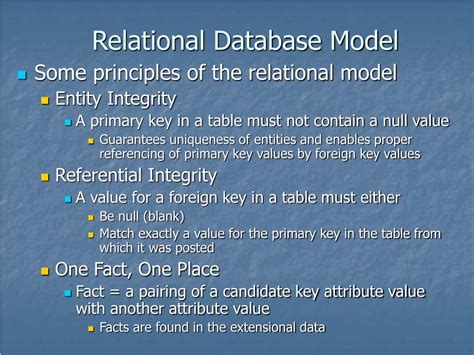 Ppt Relational Database Design Converting Conceptual Models To Relational Databases
