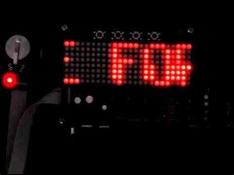 Scrolling Sign W Red And Green 8x24 3mm LED Matrix YouTube