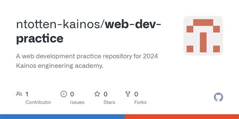 Github Ntotten Kainos Web Dev Practice A Web Development Practice