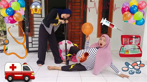 Drama Lucu 🤣😂🎈 Ibu Hamil di pompa perut nya sama teman nya sampai ...