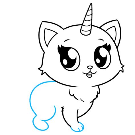 How To Draw A Cute Unicorn Cat Really Easy Drawing Tutorial