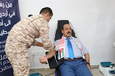 المتقاعدين العسكريين تنظم حملة تبرع بالدم للأهل في غزة المتقاعدين