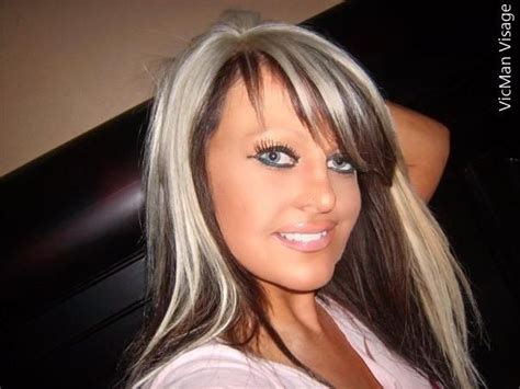 Platinum Blonde Hair With Brown Underneath