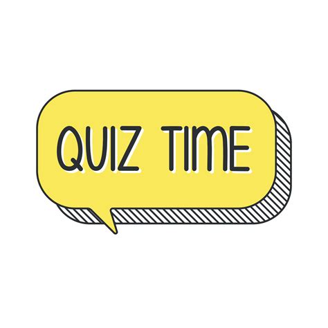 Quiz Logo With Speech Bubble Symbols Concept Of Questionnaire Show