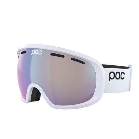 Fovea Photochromic Ski Goggles In Hydrogen White Ski Eyewear Poc Global