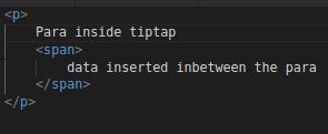 Javascript Insert Non Html Elements In Tiptap Editor React Stack Overflow