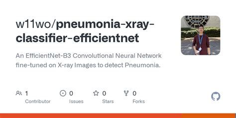 Github W11wopneumonia Xray Classifier Efficientnet An Efficientnet