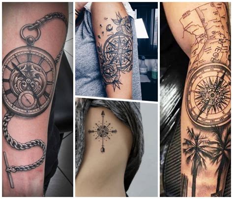 1001 Ideen für ein Kompass Tattoo Infos über ihre symbolischen