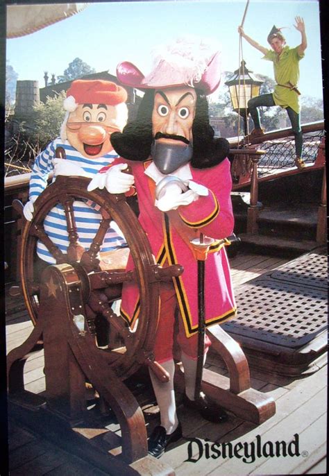 Captain Hook At Disney Character Central Disneyland Vintage Disney