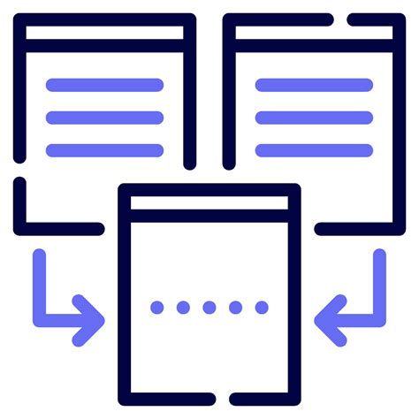 Merge Icon For Web App Infographic Etc 45790115 Vector Art At Vecteezy