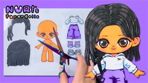 How To Make A Cute Paper Doll 💖nephews Request Paper Doll Diy Tutorial