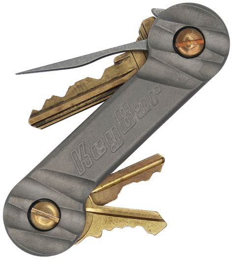 Keybar Kbr224 Titanium Carved Keybar Edc Knifejoy
